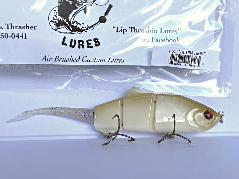 Lip “Thrashin” Lures Slick Stick Pro Series- BONE SS SWIMBAIT