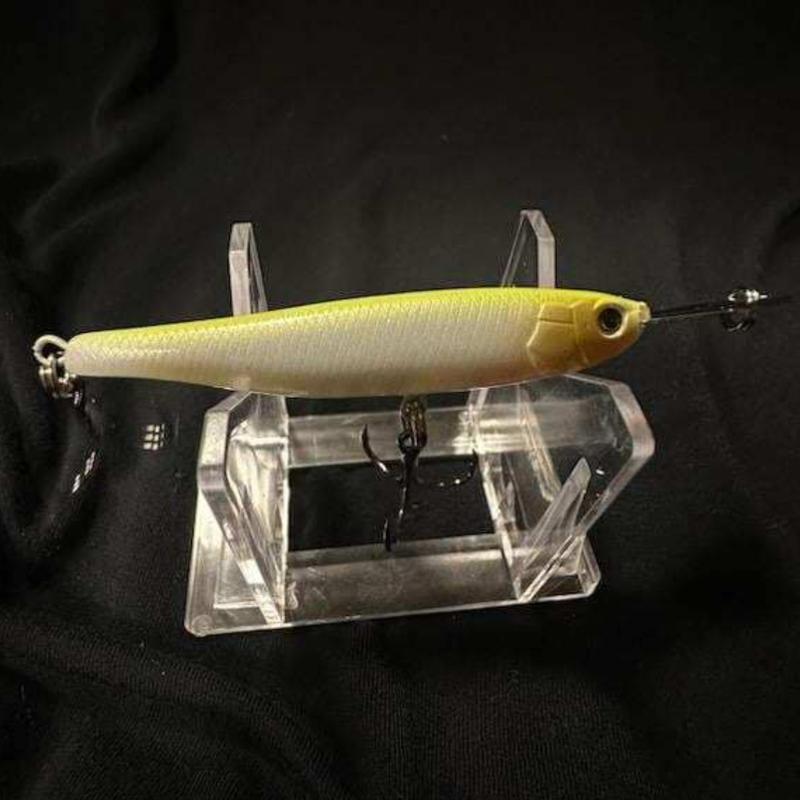 Lip “Thrashin” Lures Riser 007 KO - WHITE CHART RISER TOPWATER